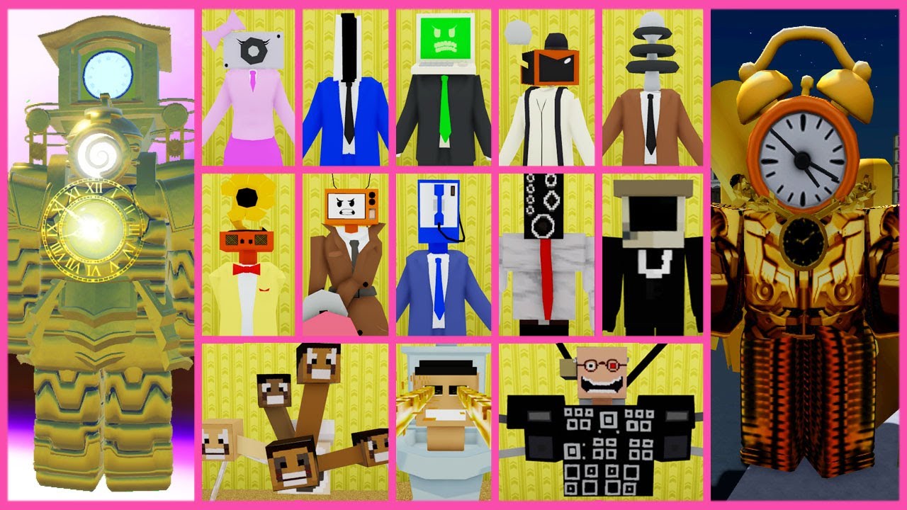 Roblox ตามหาสกินลับแปลงร่างไททัน Clock man - YouTube
