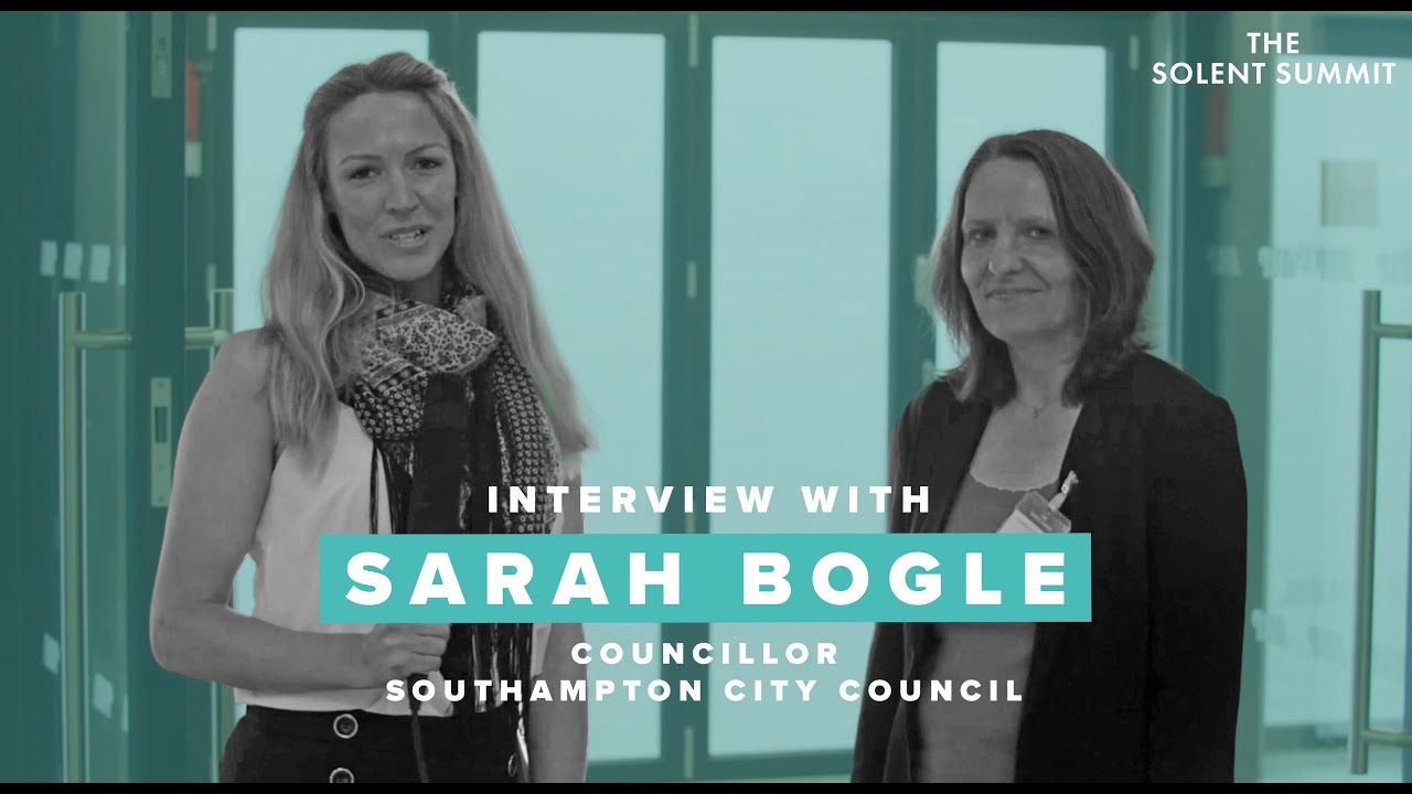 Solent Summit Interview Councillor Sarah Bogle - YouTube