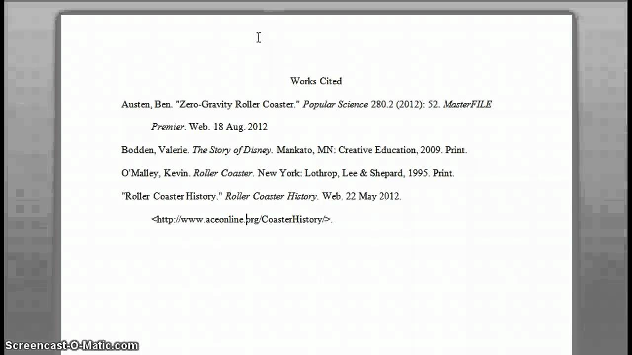 EasyBib - Exporting Tutorial - YouTube