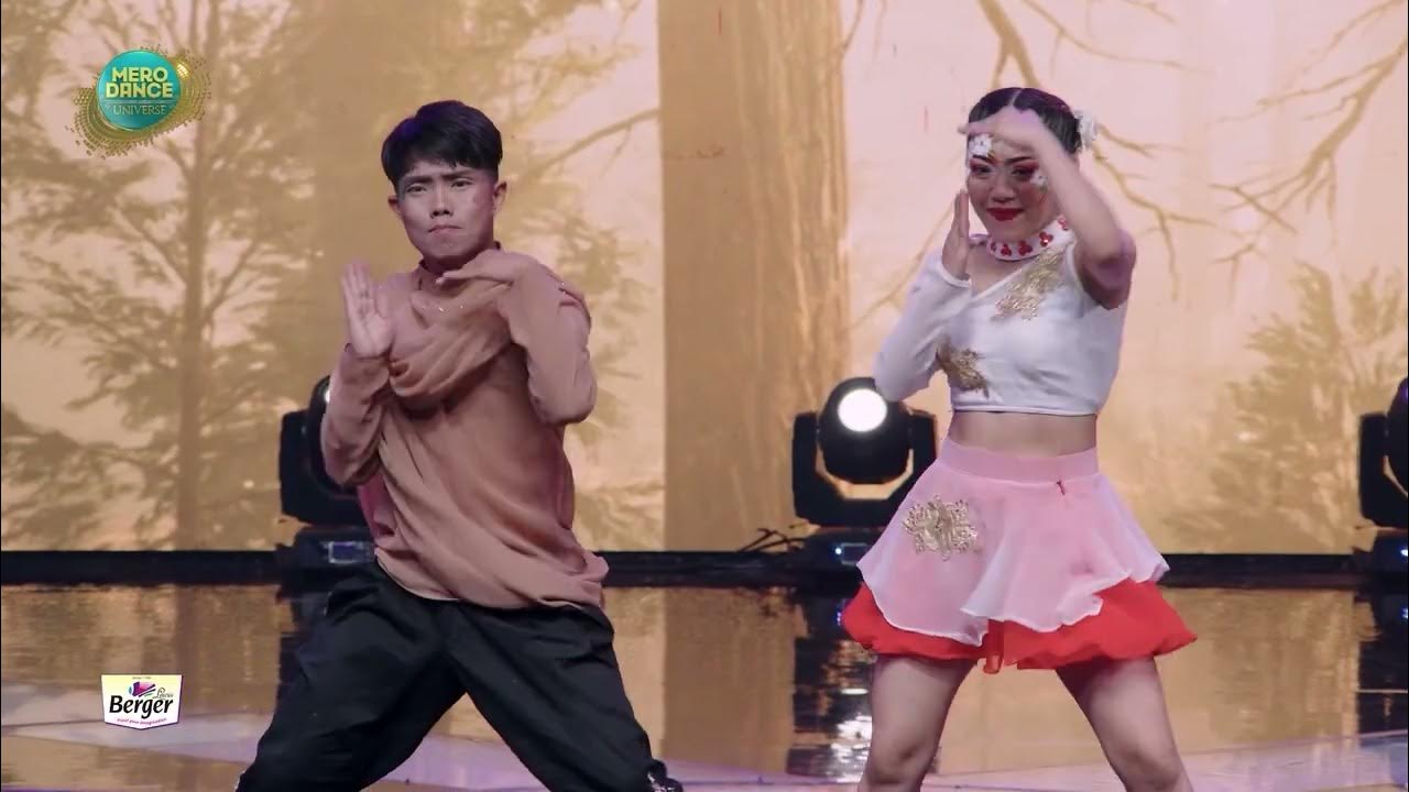 AJAMBARI || ASHIKA RAI & ANIL SUNUWAR || DUET ROUND || MERO DANCE UNIVERSE || - YouTube