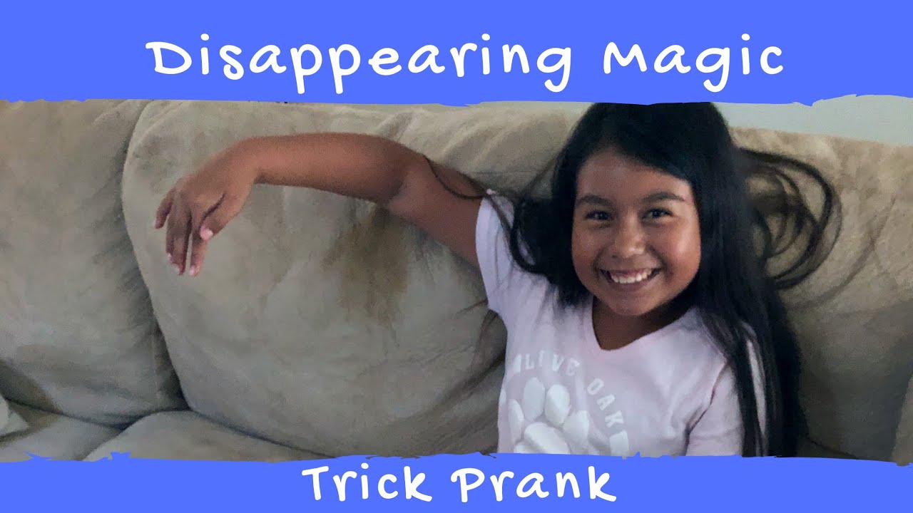 Disappearing Magic Trick Prank - YouTube