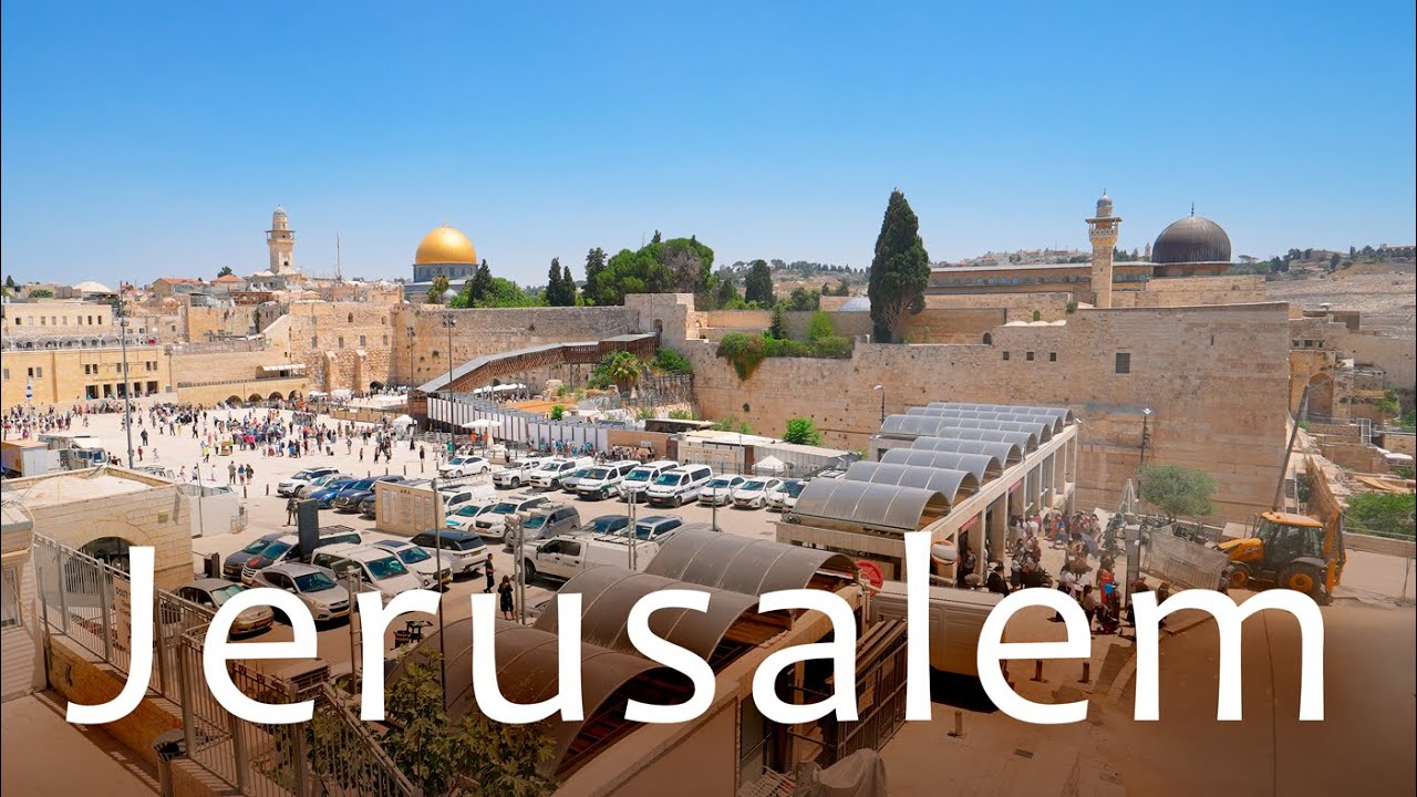 JERUSALEM TODAY. A walk from the Famous Market to the Western Wall ...