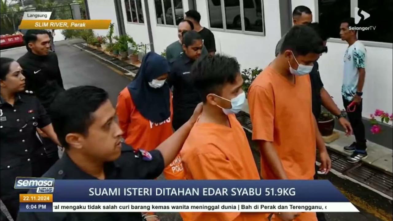 Suami isteri ditahan edar syabu 51 9kg - YouTube