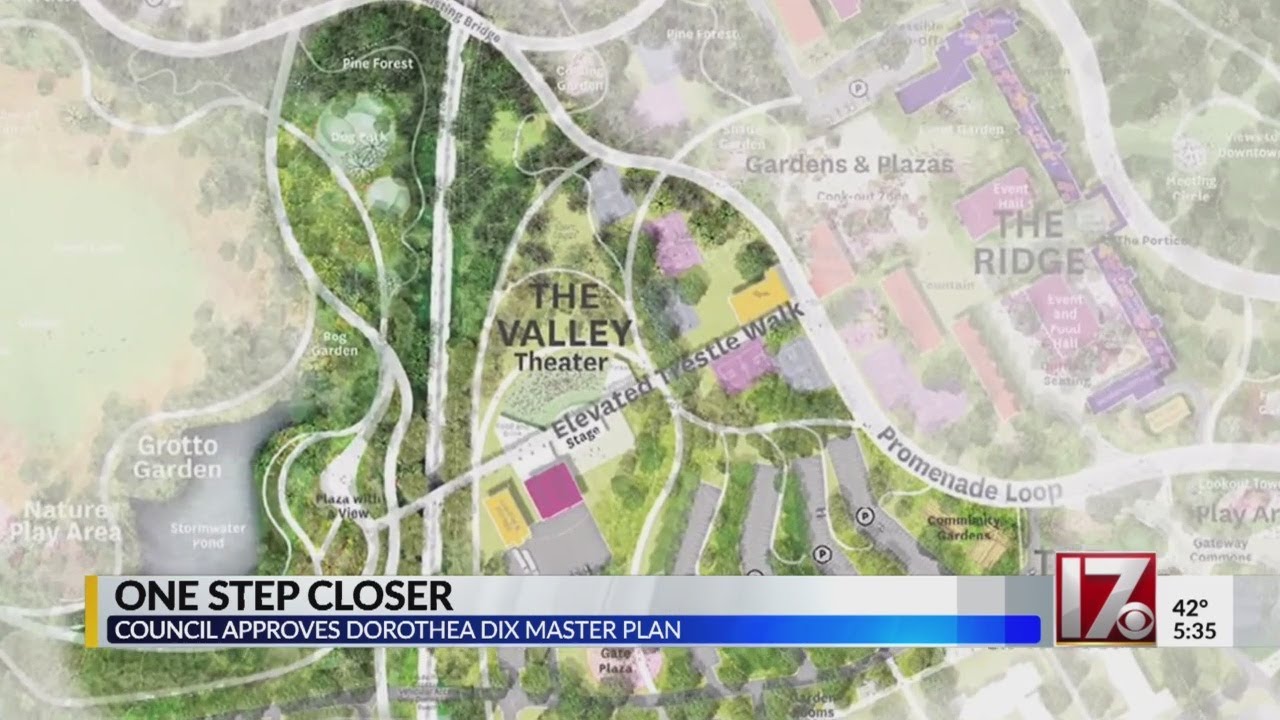 Raleigh City Council approves Dorothea Dix Park master plan - YouTube