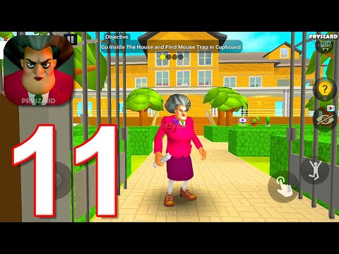 Scary Teacher 3D - (Poki) - Gameplay Walkthrough Part 11 - Chapter 1 (iOS, Android)