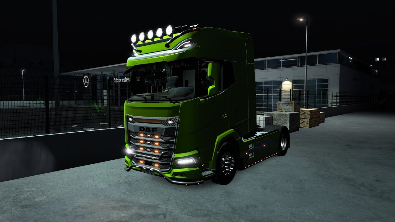 GKVFJX GAMING ETS2 NEW TURNING PARTS DAF 2021 ACCESSORY ADDON SLOTS BY ...