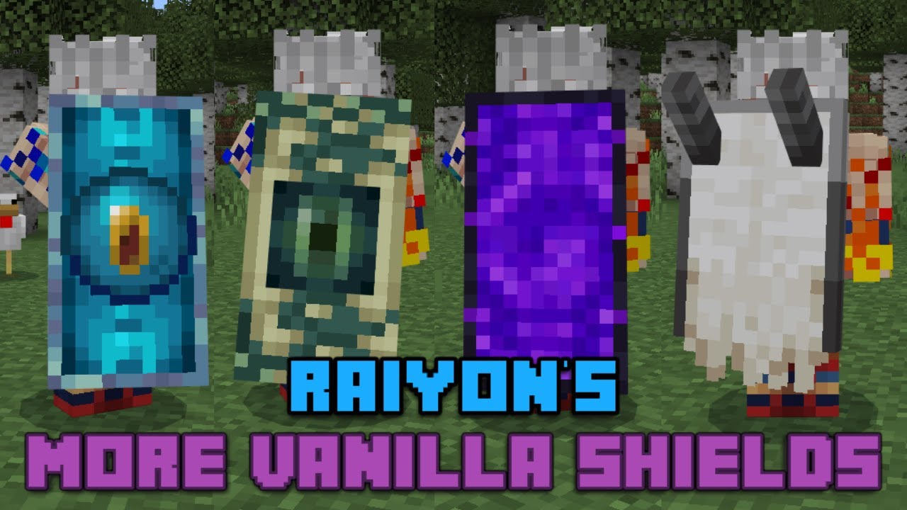 Raiyon's More Vanilla Shields Addon - YouTube