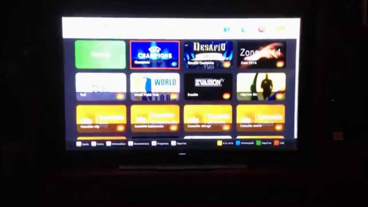 HbbTV en Samsung F7000 - YouTube
