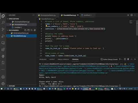 Using Dictionaries - YouTube