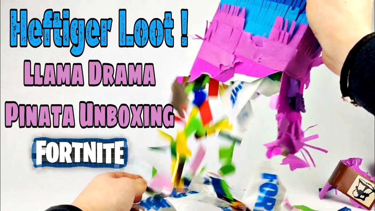 Fortnite Llama Drama Loot Pinata | Blind Bag | Unboxing Deutsch - YouTube