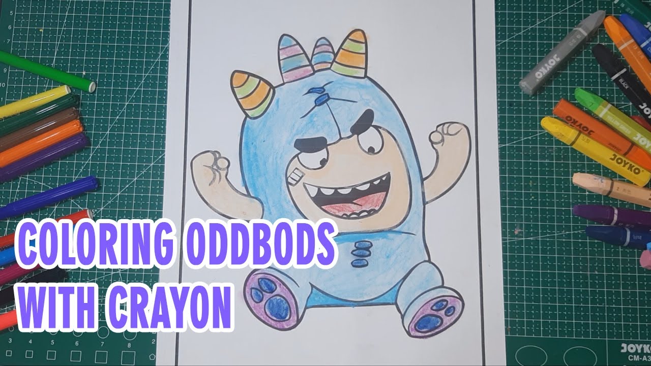 COLORING ODDBODS | HOW TO COLORING WITH CRAYON #3 - YouTube