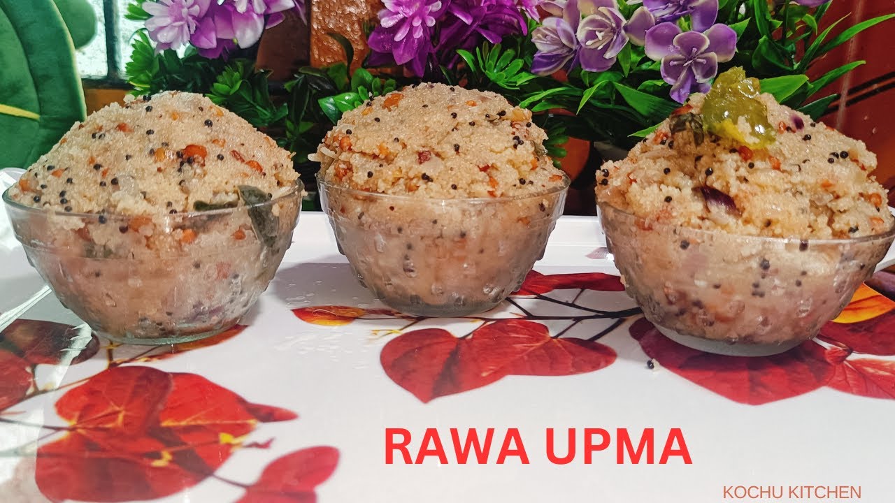 How to Make Perfect Rawa Upma | Easy & Tasty Breakfast Recipe In Tamil ...