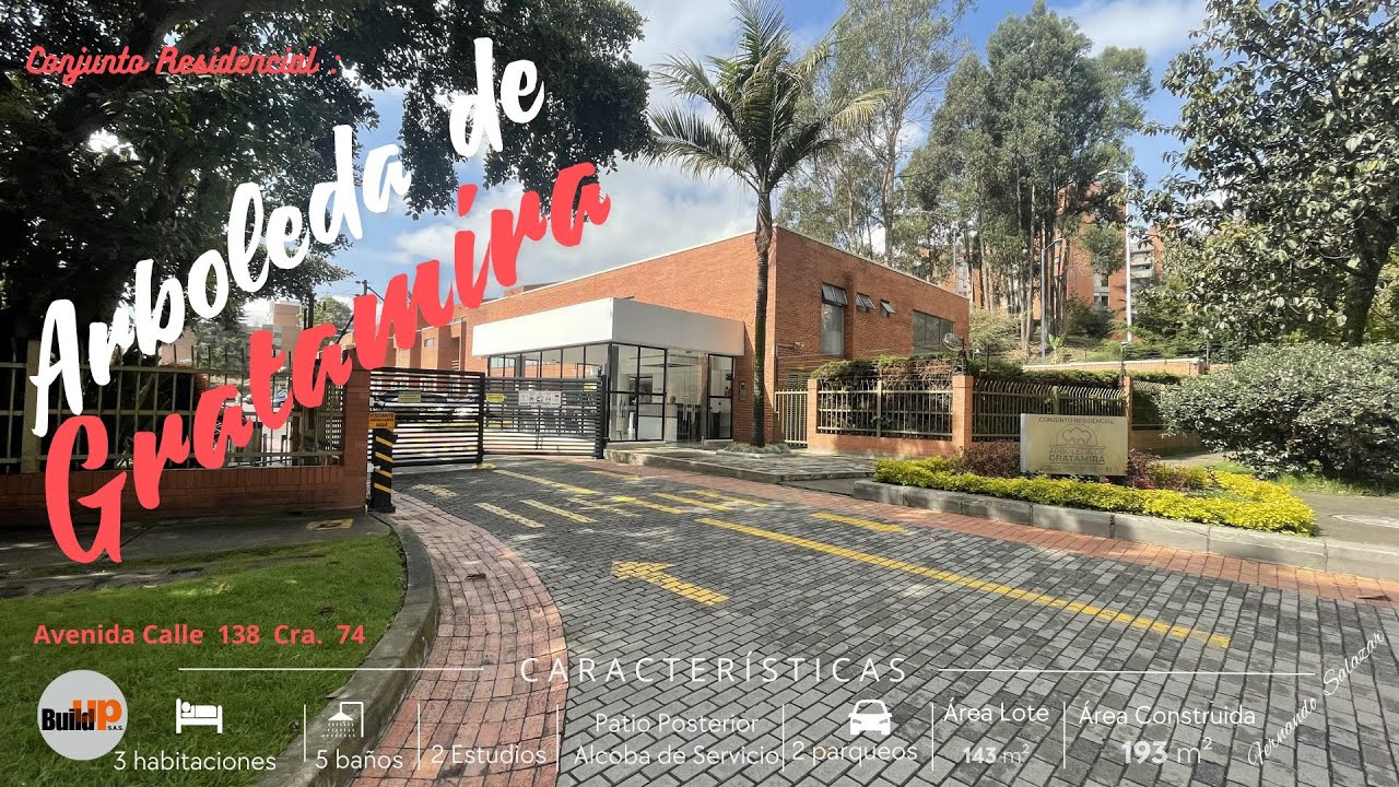 Venta casa Conjunto ARBOLEDA DE GRATAMIRA - 193 m2 - 3 Alcobas - 2 ...