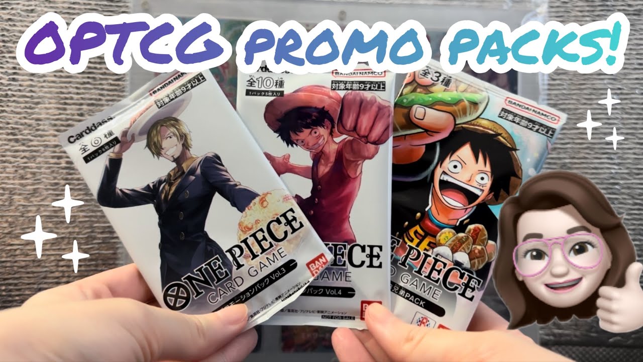 One Piece Promo Packs Vol 3 2022, Vol 4 2023 & Strongest 3 Brothers ...