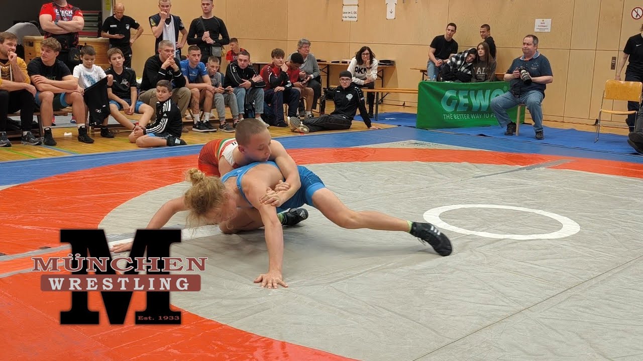 Wrestling Munich Kids Open 2024 (U14) 57kg 1/2-FINAL | FS | YUMEROV vs ...