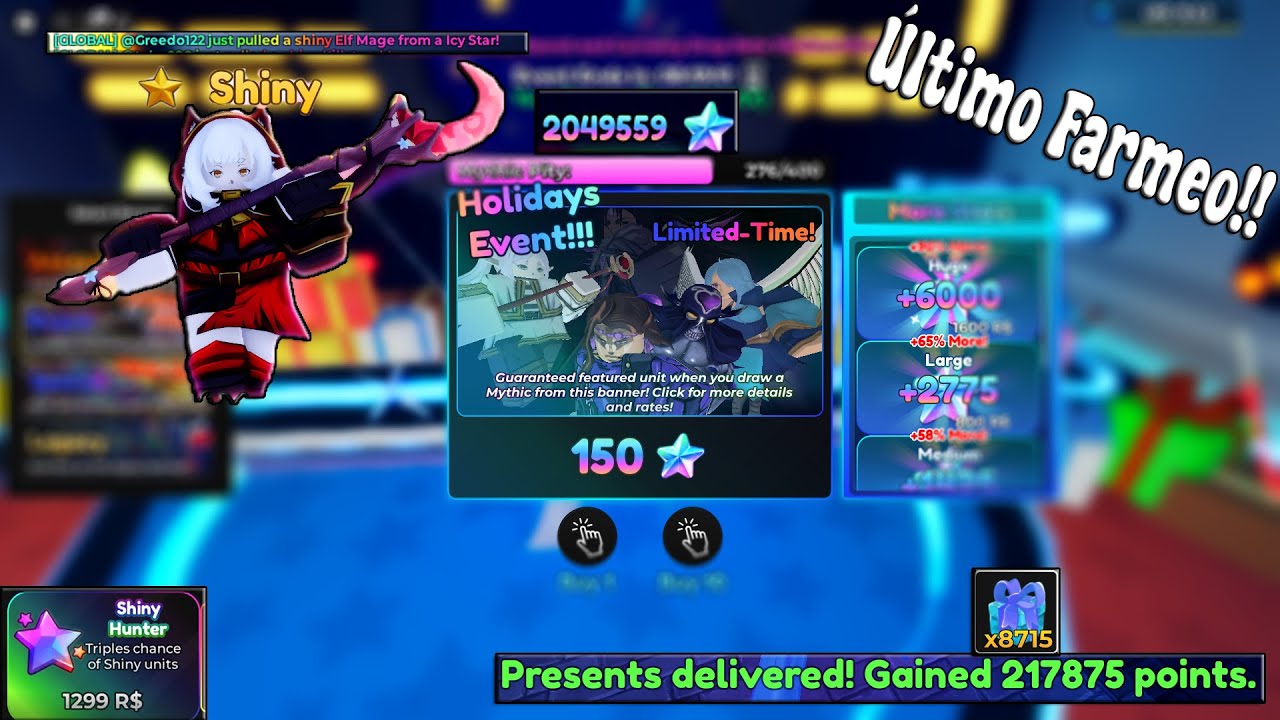 FINAL!! Ultimo Farmeo! +4.5M stars en TOTAL!! 2M Más! Anime Adventures ...