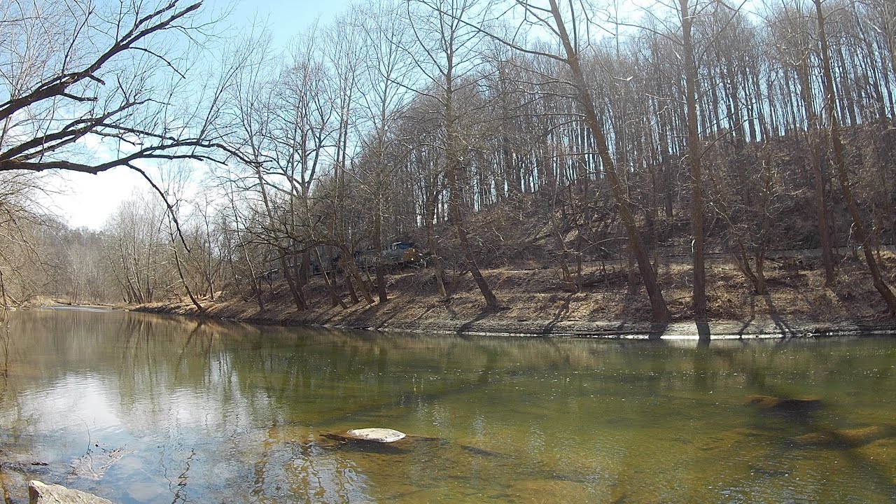 Brown Trout Fishing Patapsco River, Maryland - YouTube