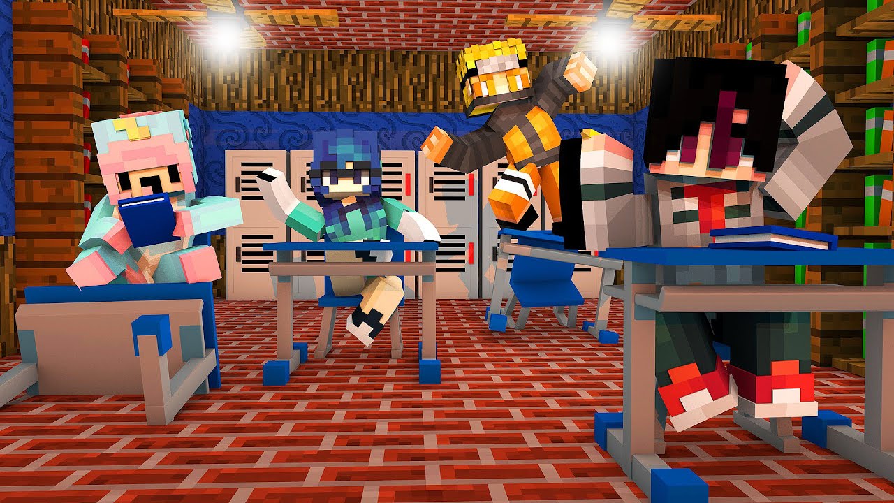 MINECRAFT ANIME HIGH SCHOOL ROLEPLAY! Minecraft Anime School Lessons ...