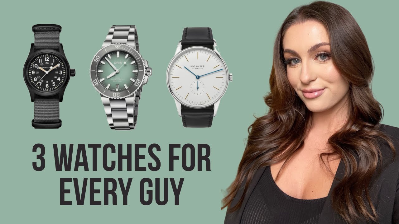 3 Types Of Watches For Every Guy | Courtney Ryan - YouTube