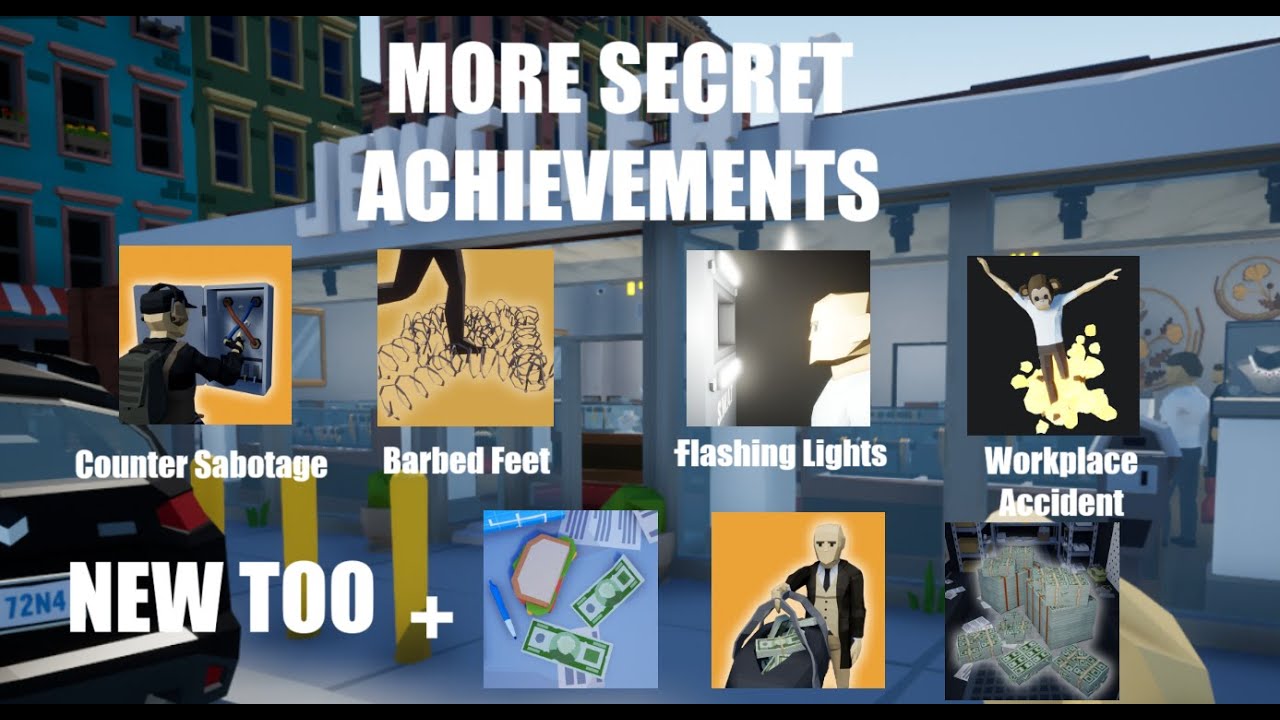 How to get All *NEW SECRET ACHIEVEMENTS* IN OAR | One Armed Robber ...