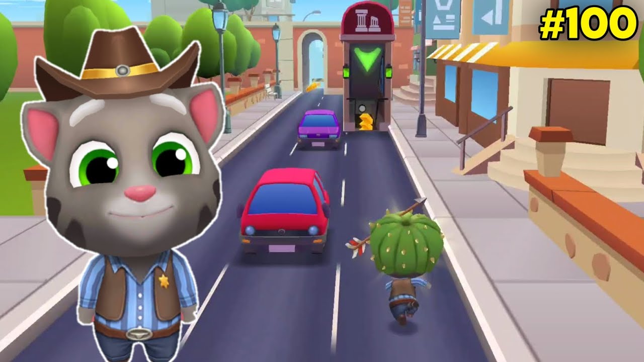 Talking Tom Gold Run Cowboy Tom - Talking Tom - Cowboy Tom Runs ...