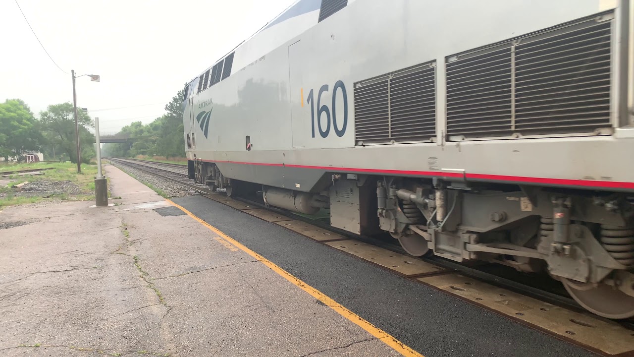 Amtrak 95 Departs Petersburg - YouTube