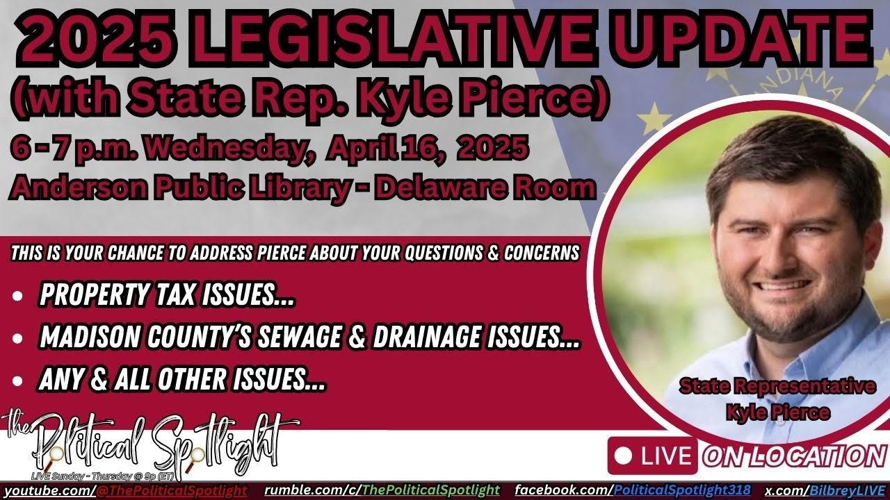 LIVE ON LOCATION | IN Legislative Update: Kyle Pierce! (04.16.25) | The ...