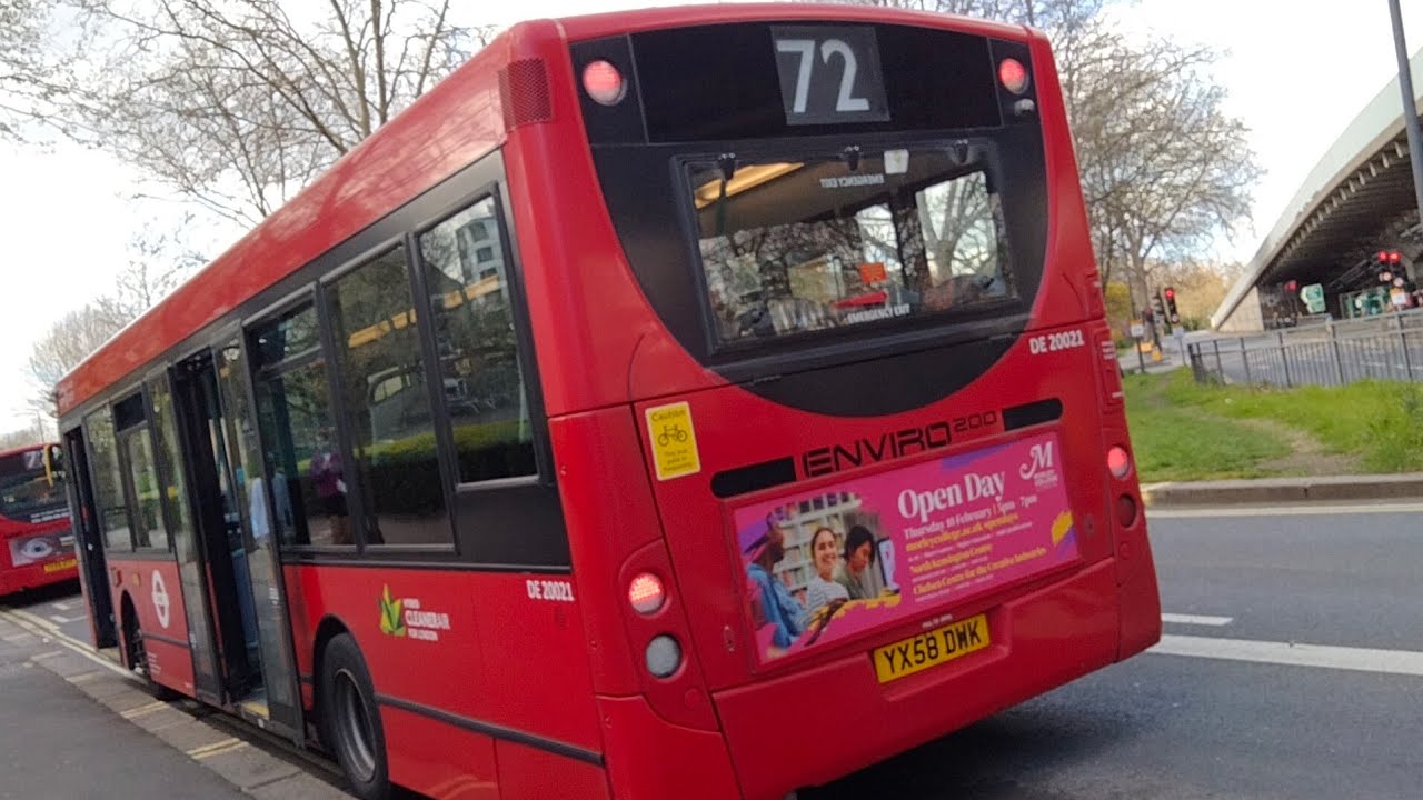 FULL JOURNEY: Route 72. East Acton Industrial Estate - Hammersmith ...