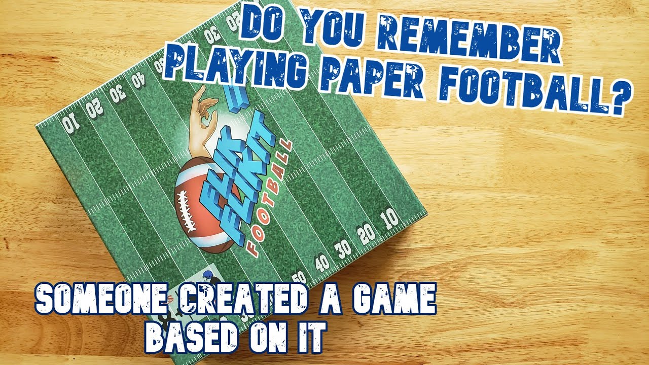 Flickit Flickit Football | Paper football Board Game - YouTube