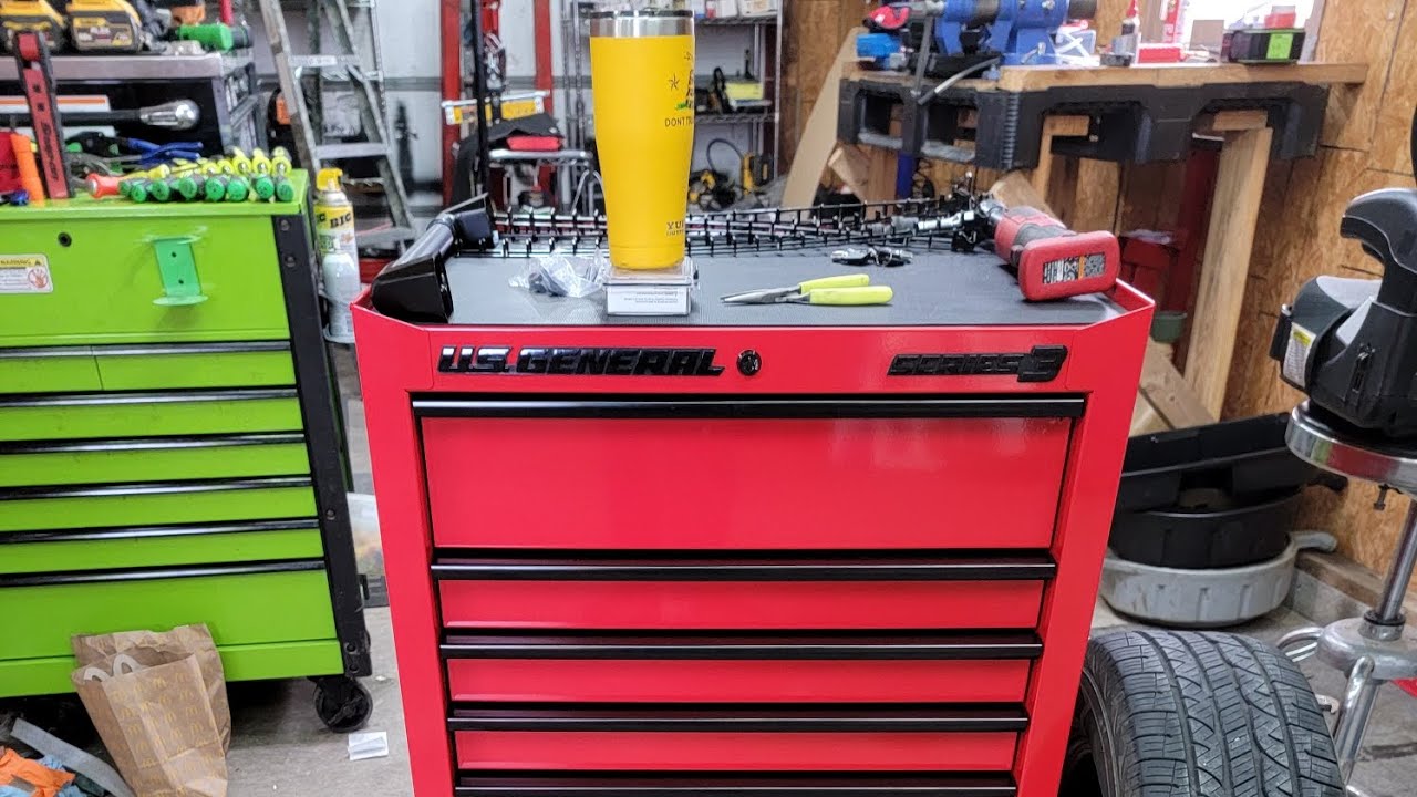 Harbor Freight 27" Roll cab Tour! what's going on with our US.G tool ...