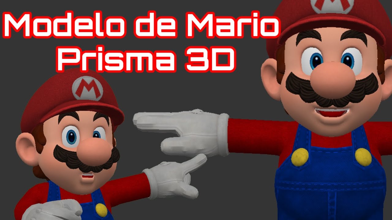 ¡Modelo 3D de Mario para prisma 3D! - YouTube