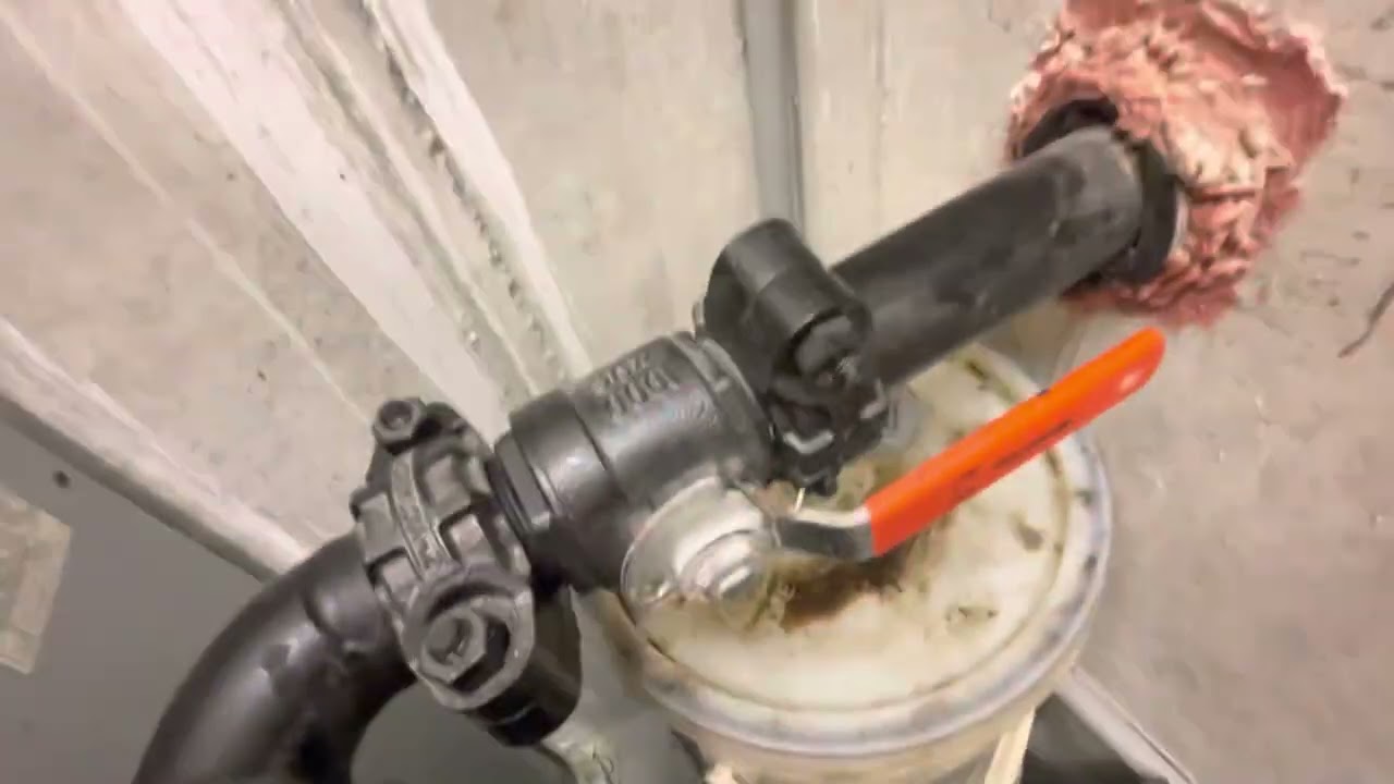 Inside Of The Machine View Of A Low On Oil Elevator - YouTube