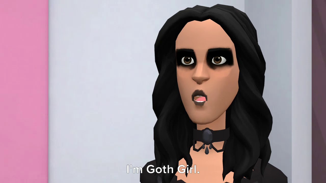 Goth Girl | A Plotagon Short - YouTube