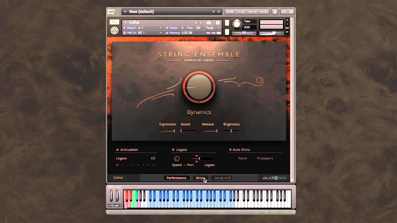 Symphony Series - String Ensemble: Mixer page | Native Instruments ...
