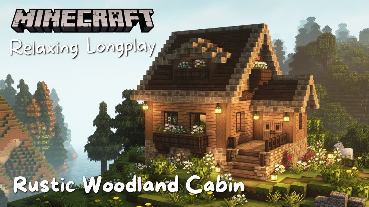Minecraft Longplay | Cozy Cottagecore Cabin and Farm (no commentary) 1. ...