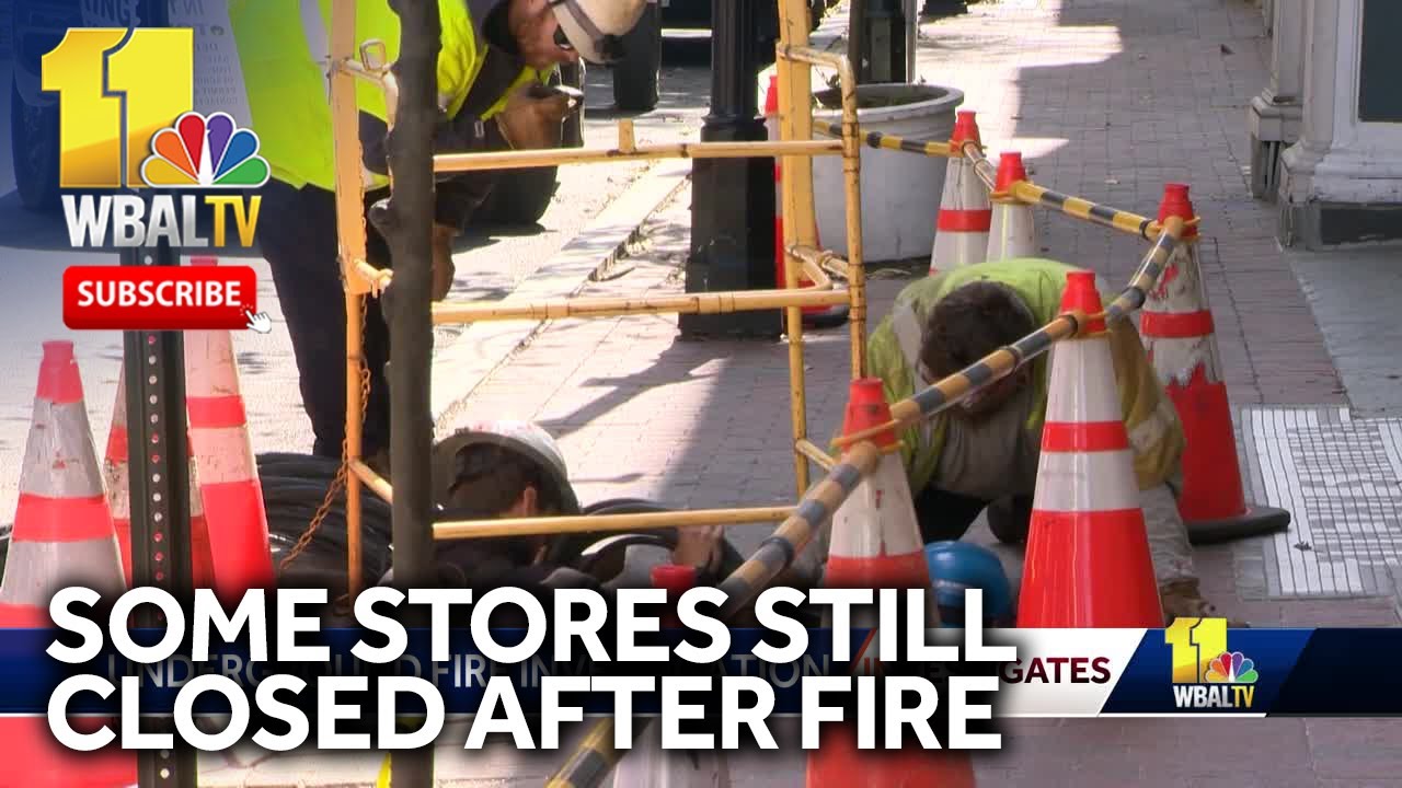 Some stores still closed from underground explosion, fire - YouTube