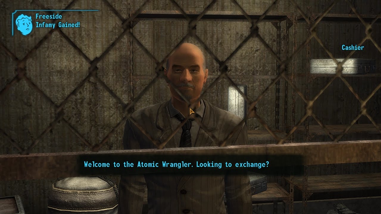 Fallout: New Vegas - "Welcome to the Atomic Wrangler. Looking to ...
