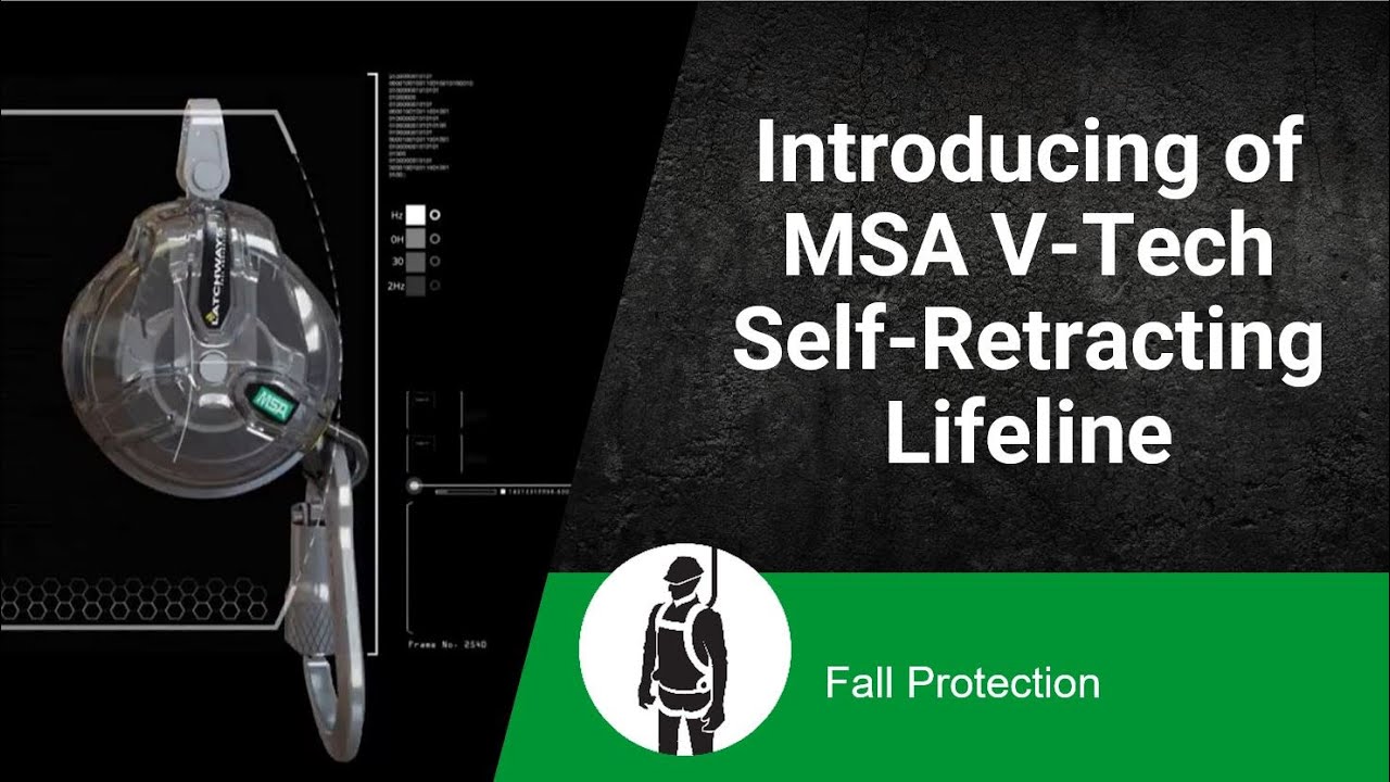Introducing of MSA V-Tech Self-Retracting Lifeline - YouTube
