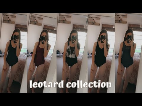 my ballet leotard collection *try on*