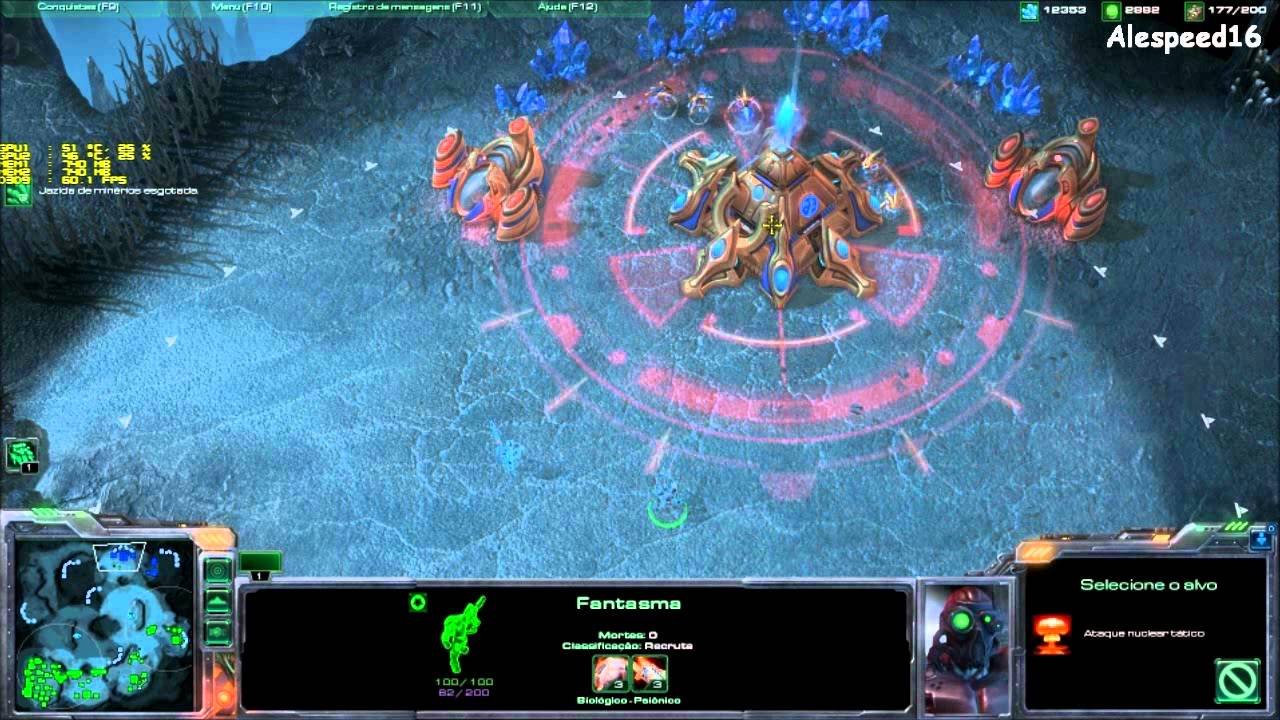 §-86 - StarCraft II - WoL - Bomba Nuclear (Inimigo se rende a ela ...