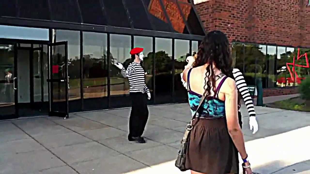 Awkward Mime Fail - YouTube