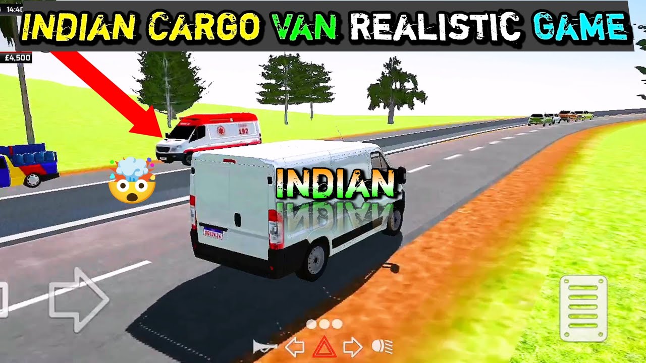 Indian Cargo Van Drive Realistic Graphic Game Play ...