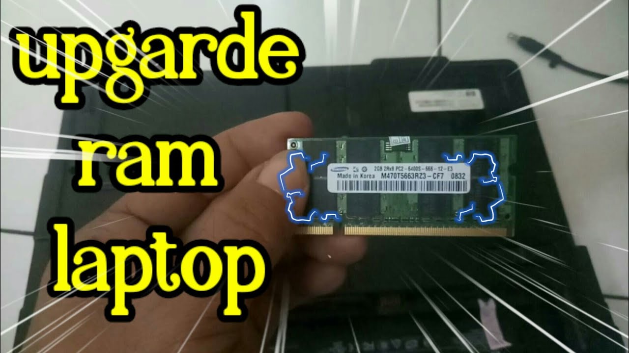 Upgrade memory ram laptop COMPAQ V3000 - YouTube