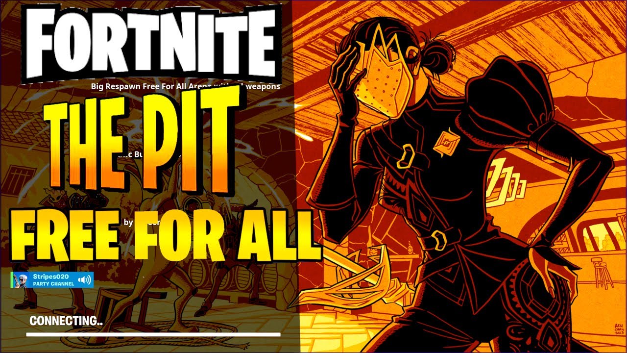 FORTNITE The Pit Free For All Gameplay PS5 | 4K - YouTube