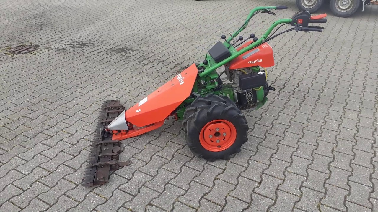 Zelf rijdende maaier Agria 5500 KL | Kavel 181c - YouTube