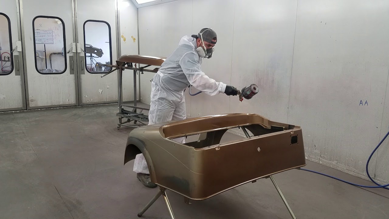 Painting Golf Cart with Axalta. Automotive painting - YouTube
