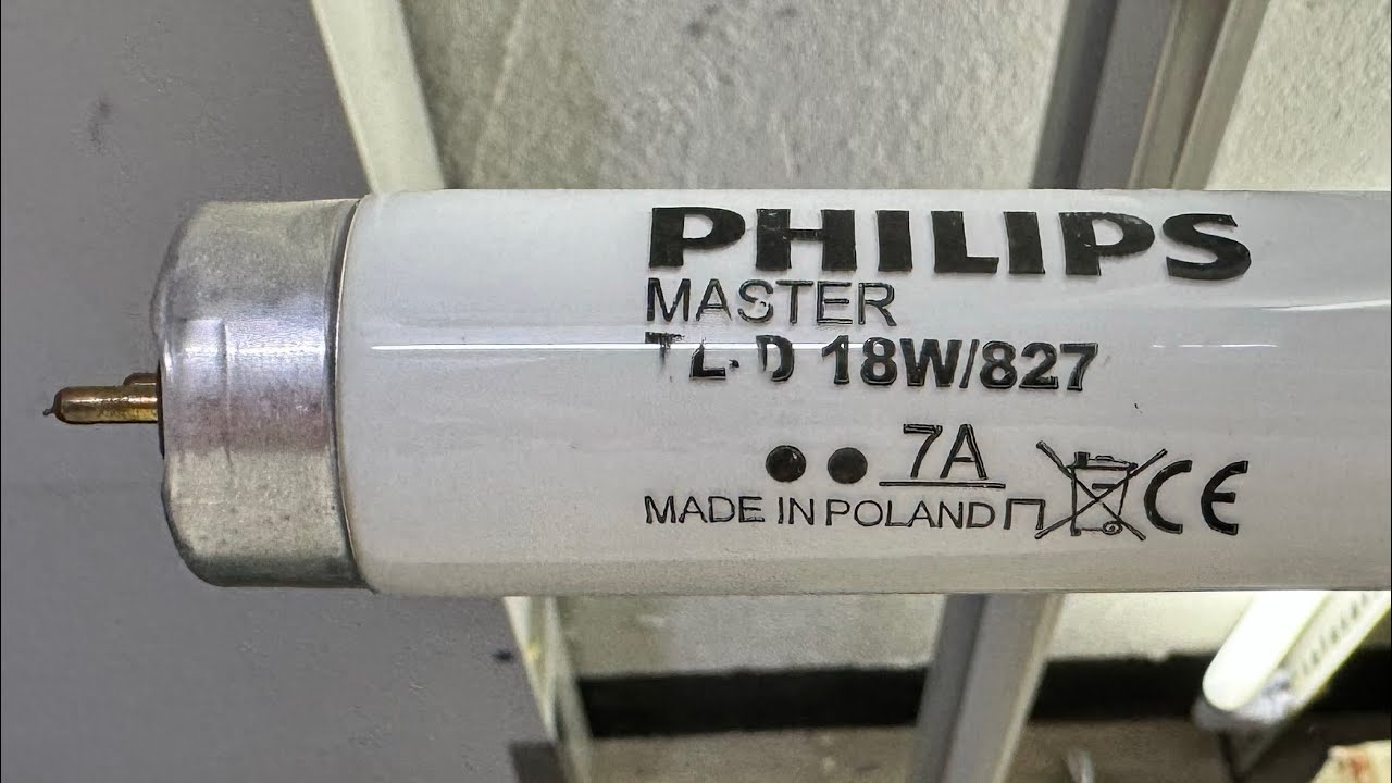 Philips MASTER TL-D 18W/827 18W T8 warm white fluorescent tube (super ...