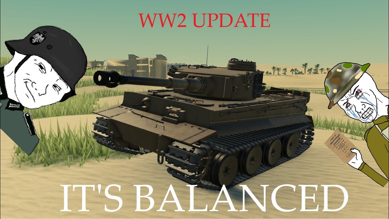 The Tiger is all you need (WW2 UPDATE) | Roblox Multicrew Tank Combat ...