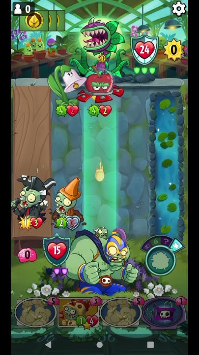 Plant vs Zombie heroes mission3 The Green House (1/5) part 2 #pvz #pvzherose #subscribe #shorts ...