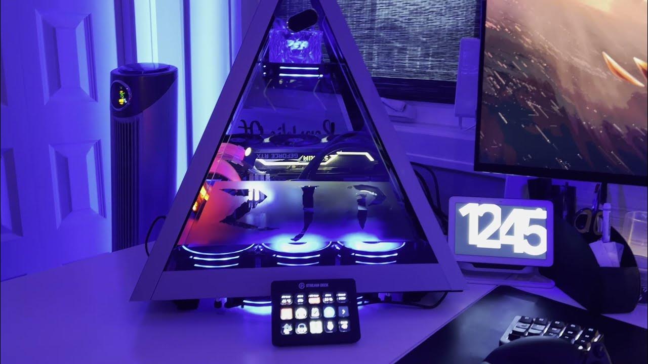Azza 804L - 2022 Pyramid PC Case - Build Time Lapse & Office Tour - YouTube